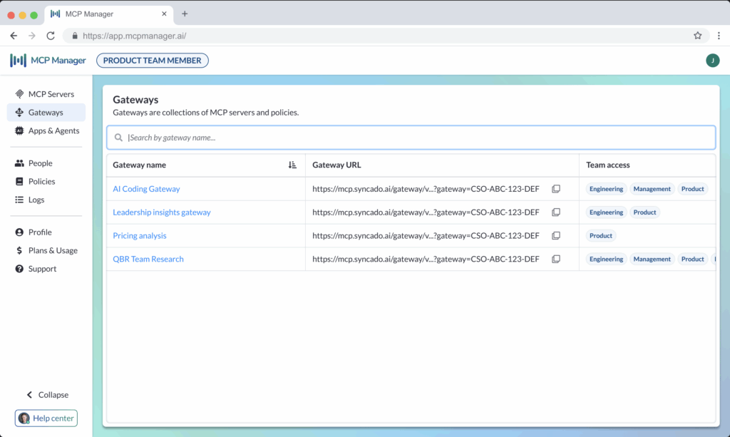 MCP Manager’s Deployment and Enablement Services