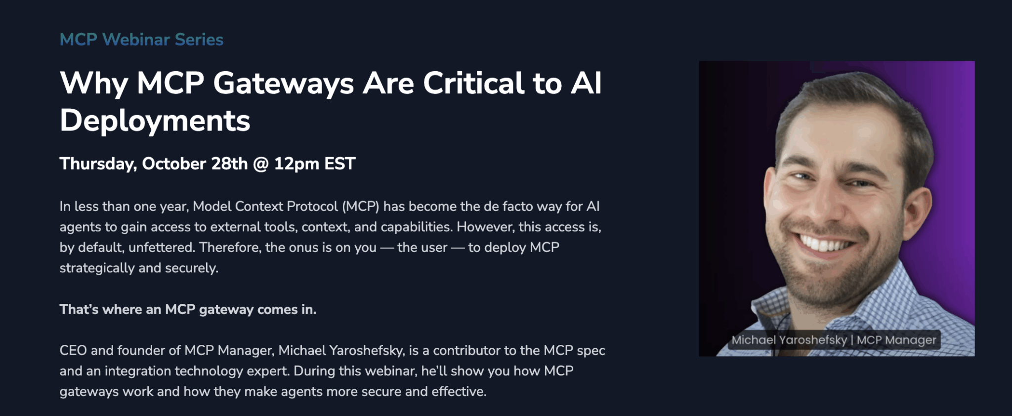 MCP Gateways Explained - MCP Manager